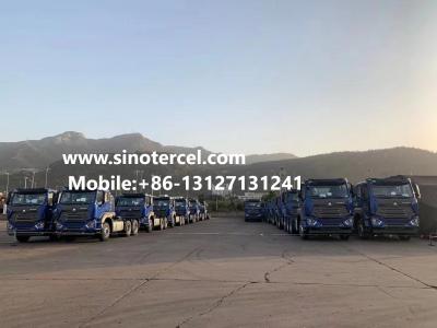 China 3 Axles Flat Bed Semi Trailer With Anti Rust Chassis Surface 30-50Tons for sale