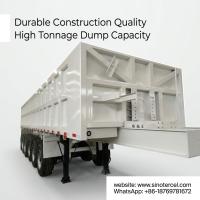 China SINOTERCEL Heavy Duty 6-Axle 80 Ton Rear Dump Semi-Trailer – Fully Customizable for sale