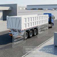China 6-Axle 80T Tipper Semi-trailer with Hydraulic Suspension for Heavy-duty Dump Transport for sale