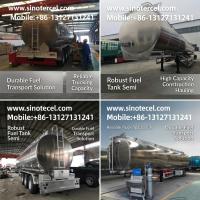 China Semi Trailer Fuel Tank 30-35CBM tank Semi Trailer White for sale