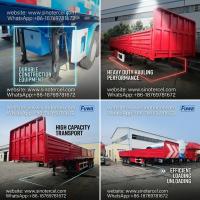 China Red Three-Axle Semi-Trailers: Advantages Combining Heavy-Duty Hauling & Eye-Catching Appeal for sale