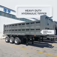 China Black Triple-Axle Semi-Dump Trucks: Highlighting Their Top Performance Advantages for sale