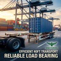 China 40FT Skeletal Semi Trailer 7T 40 Foot Semi Trailer SINOTERCEL for sale