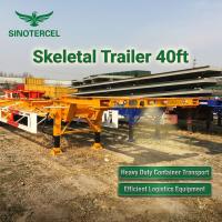 China Skeletal Type Container Semi Trailer LML9400TPB SGS/BV Approval for sale