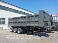 China 3 Axles Hydraulic Tipper Semi Trailer with Large Volume and Heavy Duty Design for Efficient Hauling for sale