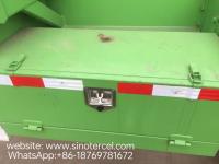 China 37 Tons Lifting Capacity 3 Axle Sidelifter Trailer with Side Unloading Capability for 20ft 40ft Containers for sale