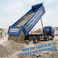 China Unleashing Heavy Hauling Efficiency 40-Ton 3-Axle Semi-Trailer Trucks for sale