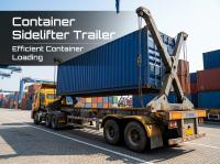 China Tire Size 11R22.5 Sidelifter Trailer Side Unloading Trailer For Construction for sale