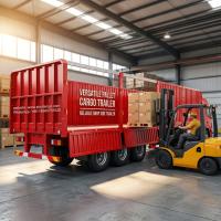 China Pallet Transport Sidewall Semi Trailer 20000kg-70000kg Cargo Container Trailer  Length Height Customized for sale