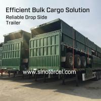 China High Side Wall Semi Trailer With 2/3/4 Axles And Spare Tire Carrier for sale