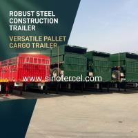 China 40000kg Sidewall Semi Trailer Shipping Container Trailer For Bulk Cargo for sale