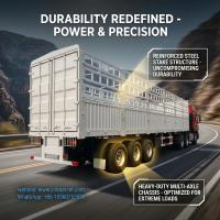China 3 Axles Bulk Cargo Fence Semi Trailer Detachable plate Transport bulk cargo for sale