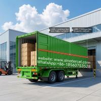 China 60 Ton Enclosed Box Semi Trailer with High-Strength Steel Body for sale