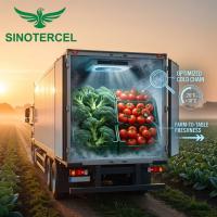 China Frozen Food Refrigerated Semi Trailer 39000kg Semi Freezer Trailer For Vegetables for sale