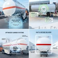 China 30000L-60000L Semi Tanker Trailer Lpg Semi Trailer 3axles/4 axles for sale