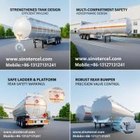 China 40-50CBM Petroleum Semi Tanker Trailer 3 Axles 5 Compartment for sale