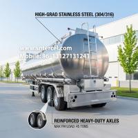 China 30000L-50000L Semi Tanker Trailer Lpg Semi Trailer 3axles for sale