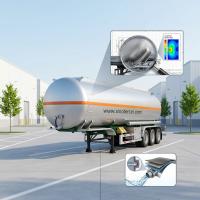 China Q235 Carbon Steel Fuel Tank Semi Trailer With One Compartment For Bulk Transport for sale