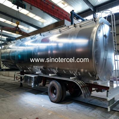 China 30000ltr Fuel Tank Semi Trailer Tanker With Rim 8.0 12pcs Loading for sale