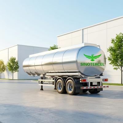 China 3 Axles Fuel Tank Semi Trailer 50cbm Oil Tanker Trailer Mn Steel for sale