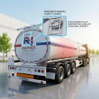 China 3Axles Fuel Tank Semi Trailer 45CBM Capacity Tanker Trailer with pump for sale