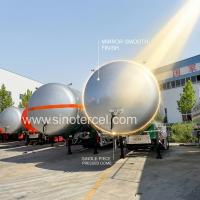 China 3Axle Fuel Tank Semi Trailer 30CBM-60CBM Water Tanker Semi Trailer for sale