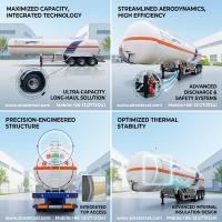 China 30CBM -60CBM Semi Tanker Trailer Pentane Semi Trailer 3 Axles for sale