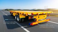 China Aluminum Tilt Equipment Trailer 20T Hydraulic Tilt Trailer for sale