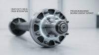 China High Strength Trailer Axle Parts 14000kgs - 20000kgs Capacity for sale