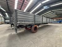 China 3-Axle Sidewall Semi Trailer for Pallet Transport with 30-60 Tons Capacity for sale