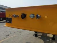 China 3 Axles Skeletal Type Container Semi Trailer Yellow Customer customization Transport container for sale