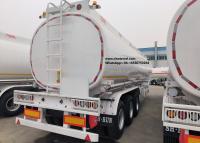 China Durable Fuel Tank Semi Trailer with 6mm End Plate Thickness 50#90# Kingpin and 45000 Liters Capacity for sale