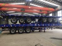 China 3Axle 13t Flat Bed Semi Trailer Heavy Load Flatbed Semi Truck Trailer Built for Hauling of Machinery and Oversized Cargo for sale