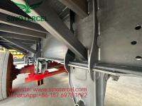 China 3-Axle Fence Semi-Trailer 50-60 Ton Heavy-Duty Type with Tarpaulin Brackets for sale