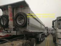 China SINOTERCEL 4 Axle 25CBM rear-tipping self-unloading Color customization U type for sale