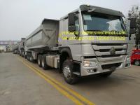 China SINOTERCEL 4 Axle 25CBM rear-tipping self-unloading Color customization U type for sale