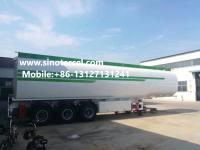 China 40000L-60000L Lpg Semi Tanker Trailer 3 Axles Customized White for sale