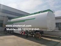 China 40000L-60000L Lpg Semi Tanker Trailer 3 Axles Customized White for sale