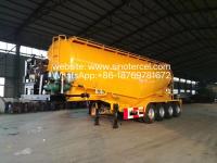 China 4 Axle 40 Cubic Bulk Cement Tank Semi Trailer for sale