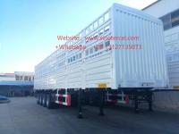 China 10m Livestock Stake Semi-Trailer, 12R22.5 Tires, Large Capacity, High Load, Ventilated & Safe for Animal Transport for sale