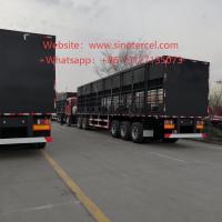 China High-Capacity 11-Meter 3-Axle Livestock Transport Semi-Trailer: Heavy-Duty Steel Structure with Multi-Layer Ventilation System for Safe Animal Hauling for sale
