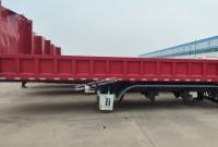 China 3 Axles Dumping Tipper Semi Trailer Front Lifting Hydraulic Convenient and efficient for sale