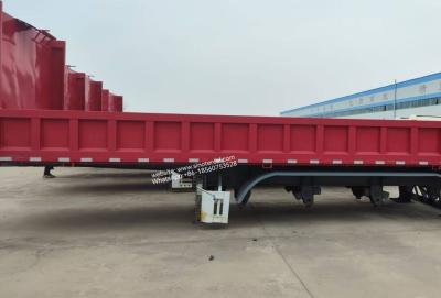 China 3 Axles Dumping Tipper Semi Trailer Front Lifting Hydraulic Convenient and efficient for sale