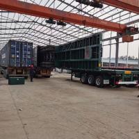 China 12R225 Tire Flat Bed Semi Trailer Built for Stability and Durability in Heavy Load Transport Featuring 35in JOST King Pin for sale