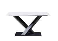 China Stylish Slate Dining Table , Marble Top Rectangular Dining Table for sale