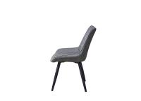 China Vintage Rustic Industrial Upholstered Dining Chairs for sale