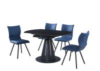 China ISO9001 Minimalist Restaurant Circle Marble Dining Table for sale