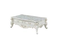 China White Living Room TV Cabinet And Coffee Table Set for sale