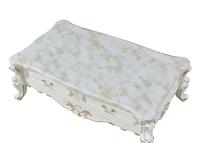 China White Living Room TV Cabinet And Coffee Table Set for sale