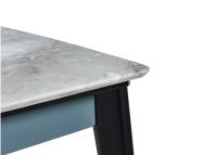 China Fashion Simple Family Slate Dining Table , Marble Design Dining Table for sale